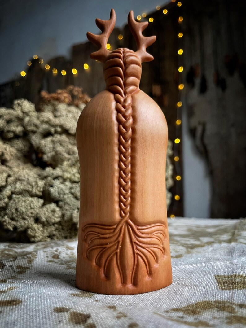 Shaman Woman the Maga Wooden Altar Goddess - Etsy