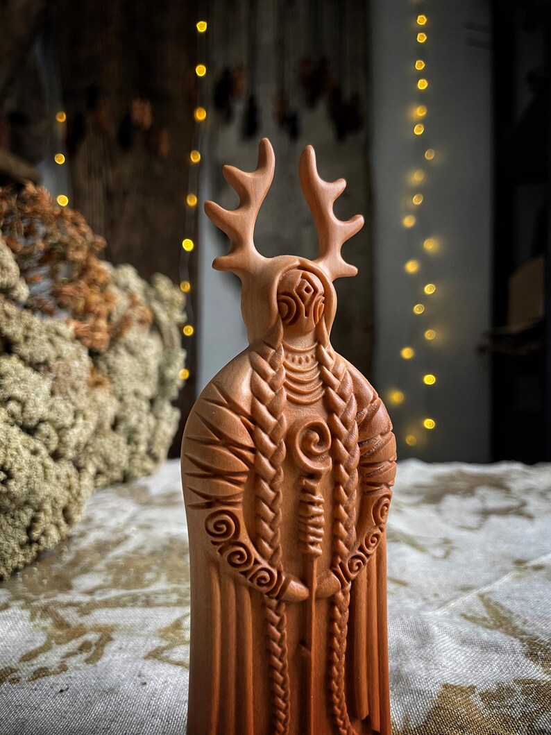 Shaman Woman the Maga Wooden Altar Goddess - Etsy