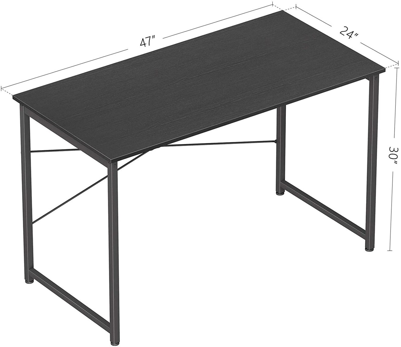 Computer Desk 47 Inches Home Office Laptop Desk Study Writing - Etsy