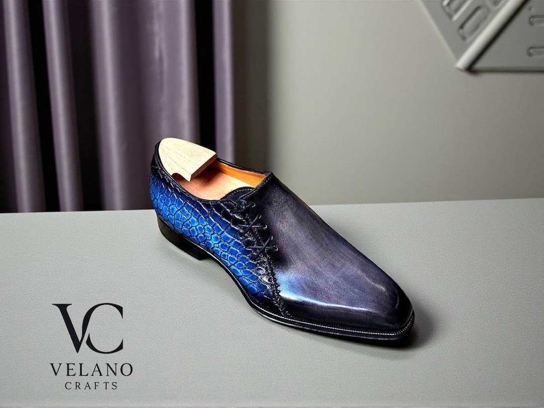 Handmade Luxury Oxford Shoes: Men's Classic Dress Footwear Two-tone ...