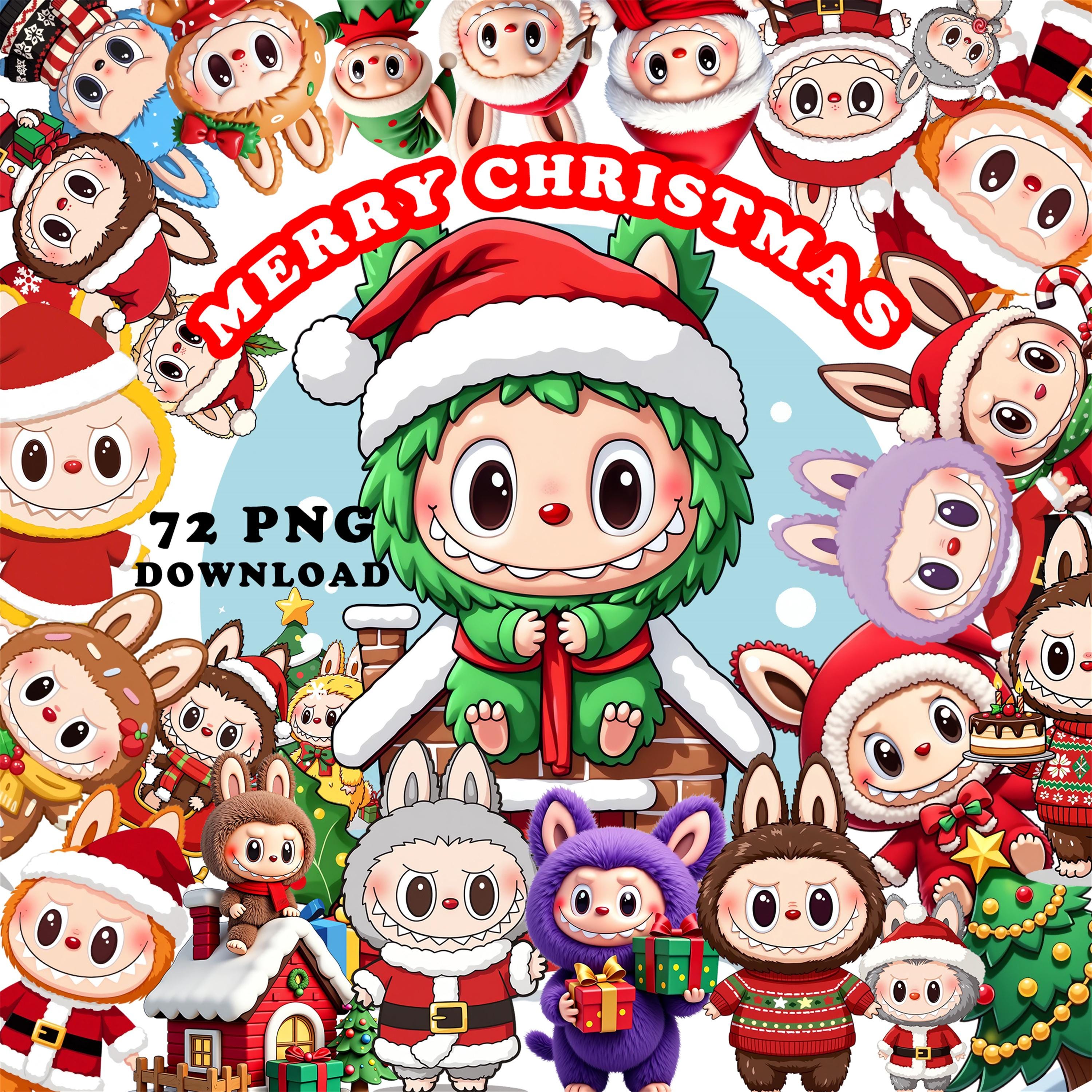 Christmas Labubu Clipart Mega Bundle, Labubu PNG Bundle, Labubu Clipart ...