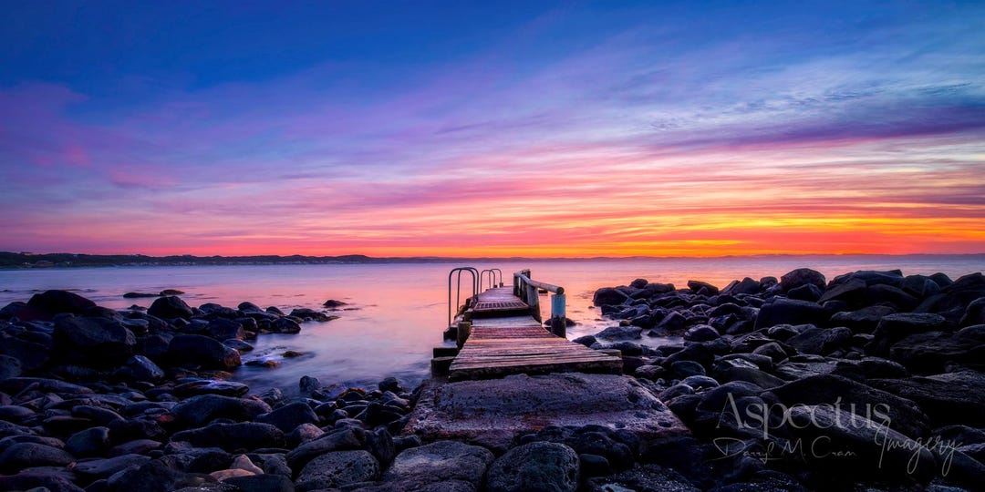 Bridgewater Bay Sunrise Digital Download – Jetty at Dawn Landscape ...
