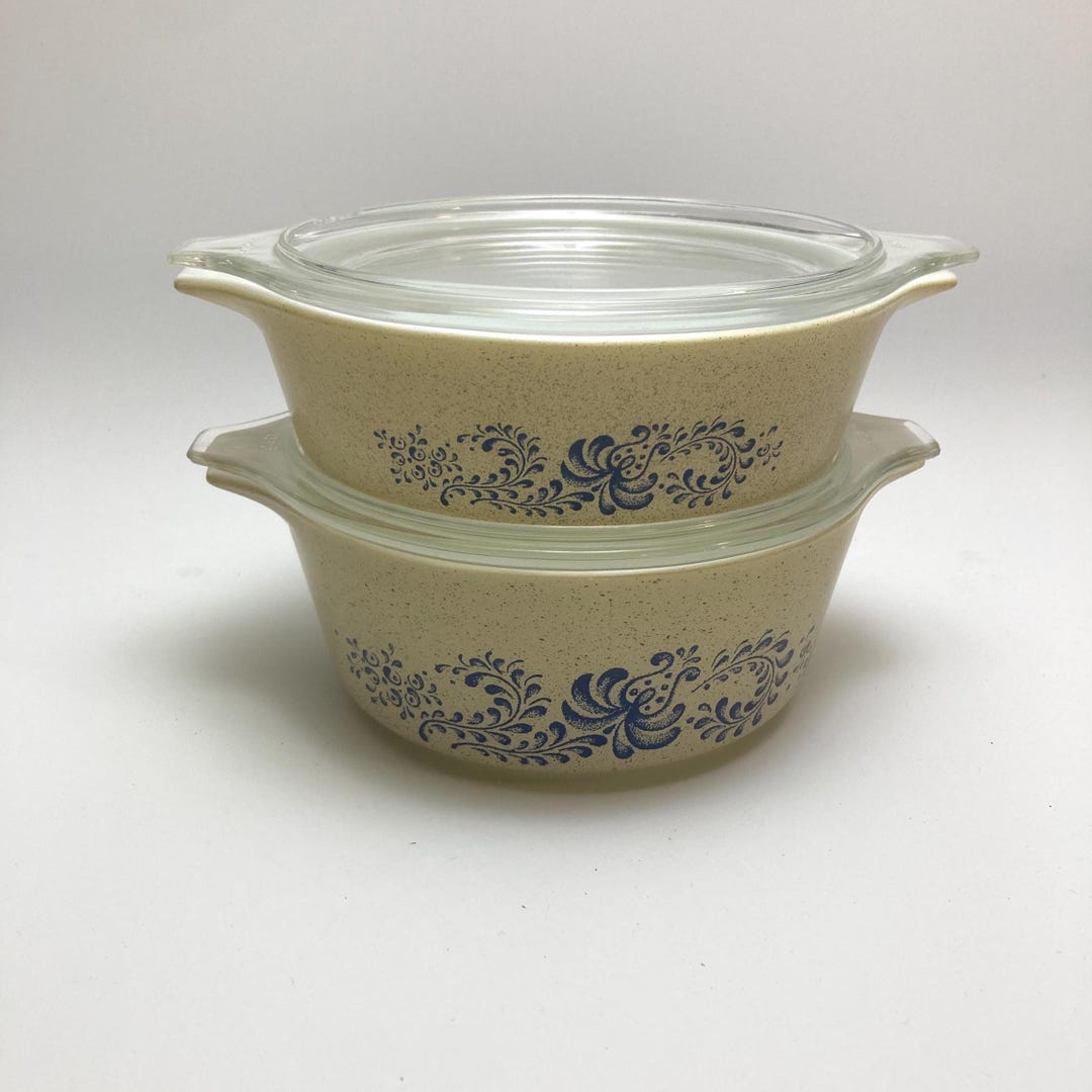Vintage PYREX Homestead Pattern Casserole/baking Dish 472-B - 471-B - Etsy