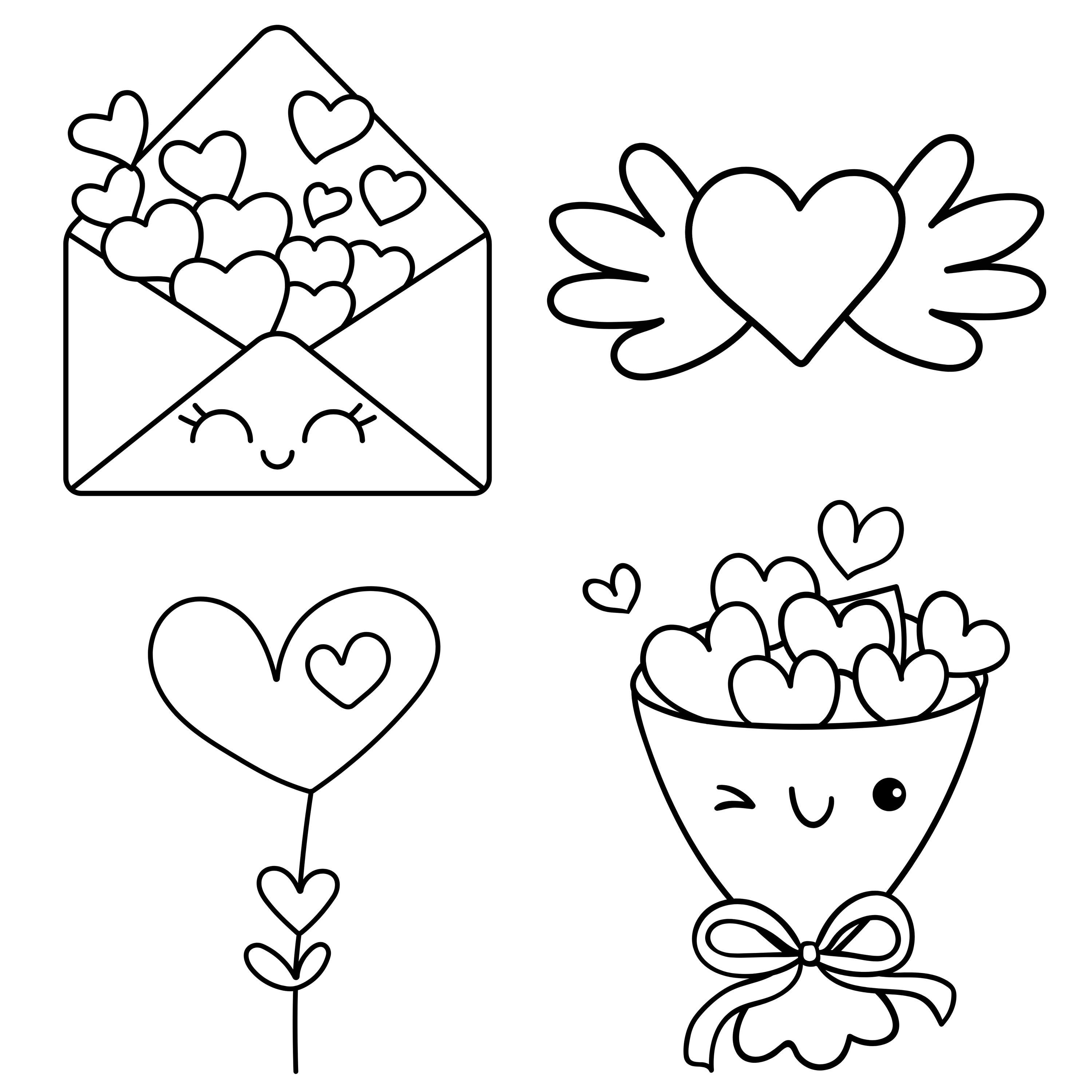 Valentine Hearts Clipart Bundle | SVG & PNG Graphics - Etsy