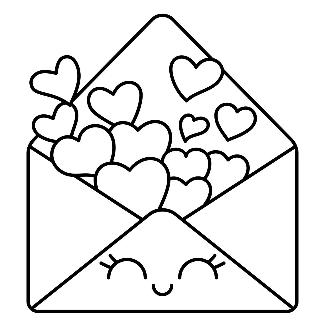Valentine Hearts Clipart Bundle | SVG & PNG Graphics - Etsy