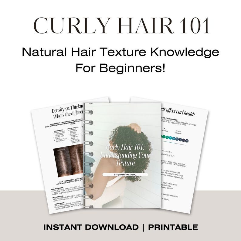 Curly Hair Science Ebook: Natural Haircare Guide for Beginners (PDF ...