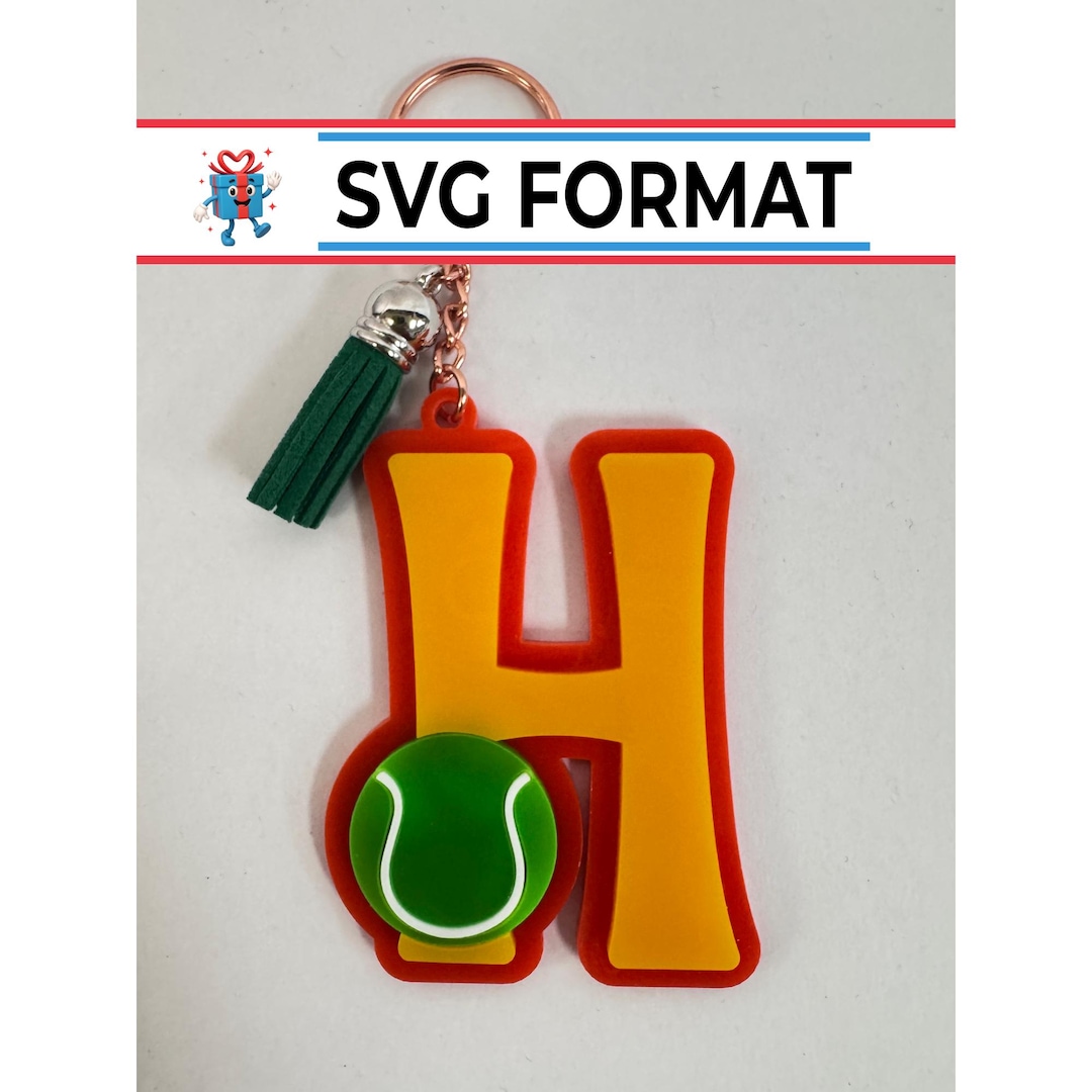 Tennis Alphabet SVG – Laser Cut Letter Files | Individual Letters or ...