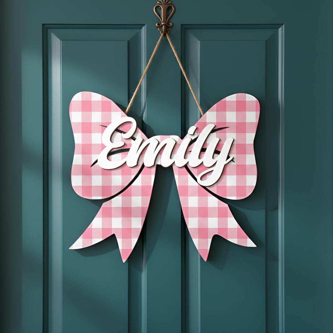 Personalized Kids Door Name Sign, Wooden Nursery Decor, Nursery Name ...