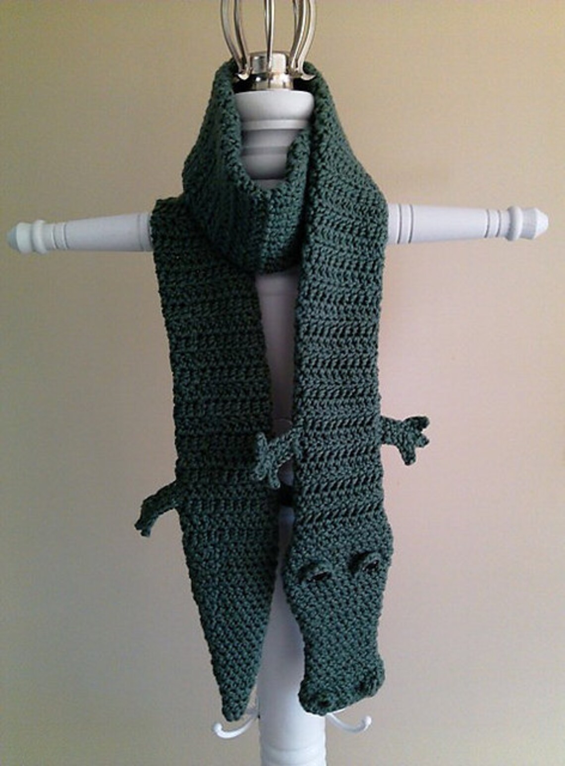 Alligator Scarf PDF Pattern - Etsy