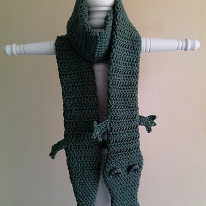 Alligator Scarf PDF Pattern - Etsy
