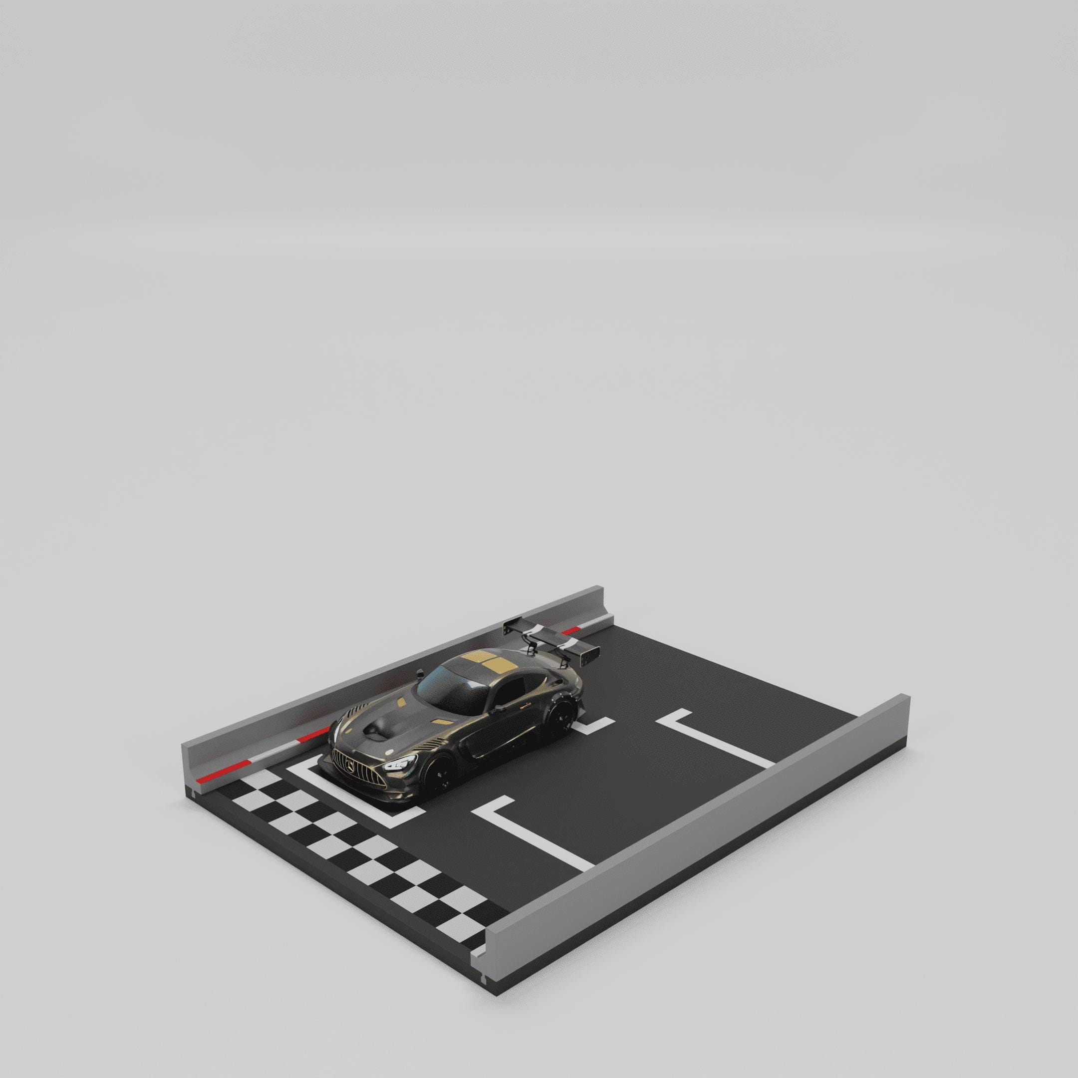 1/64 Scale Racing Starting Grid Diorama & Display Base - 3D Printable ...