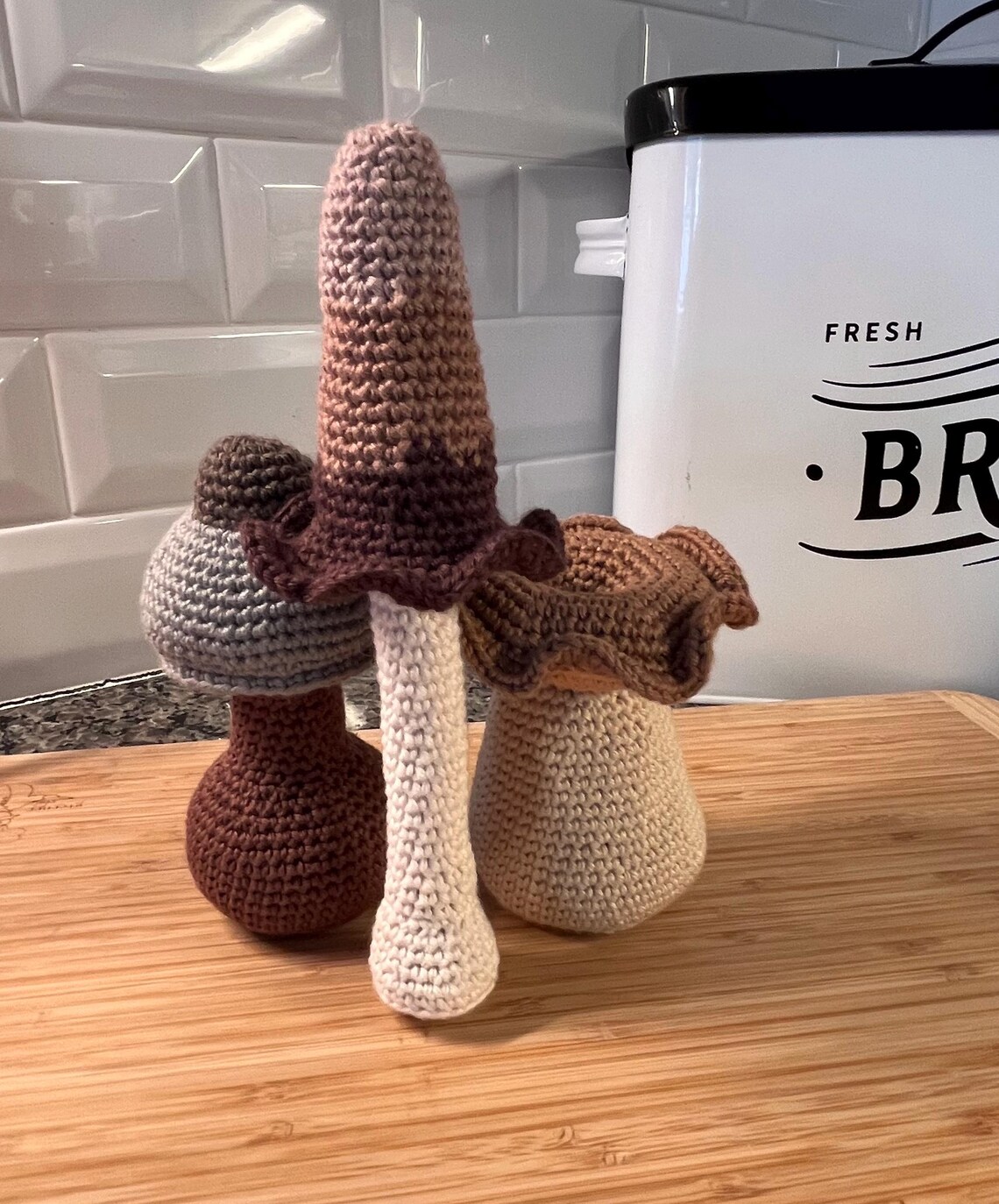 Mushroom Trio Original Crochet Amigurumi Stuffy Digital Download ...