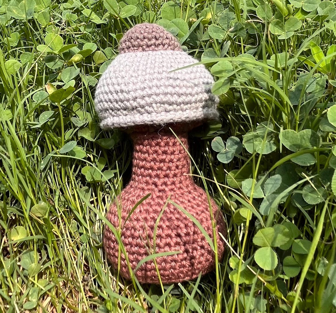 Pink Gill Mushroom Original Crochet Amigurumi Stuffy Digital Download ...