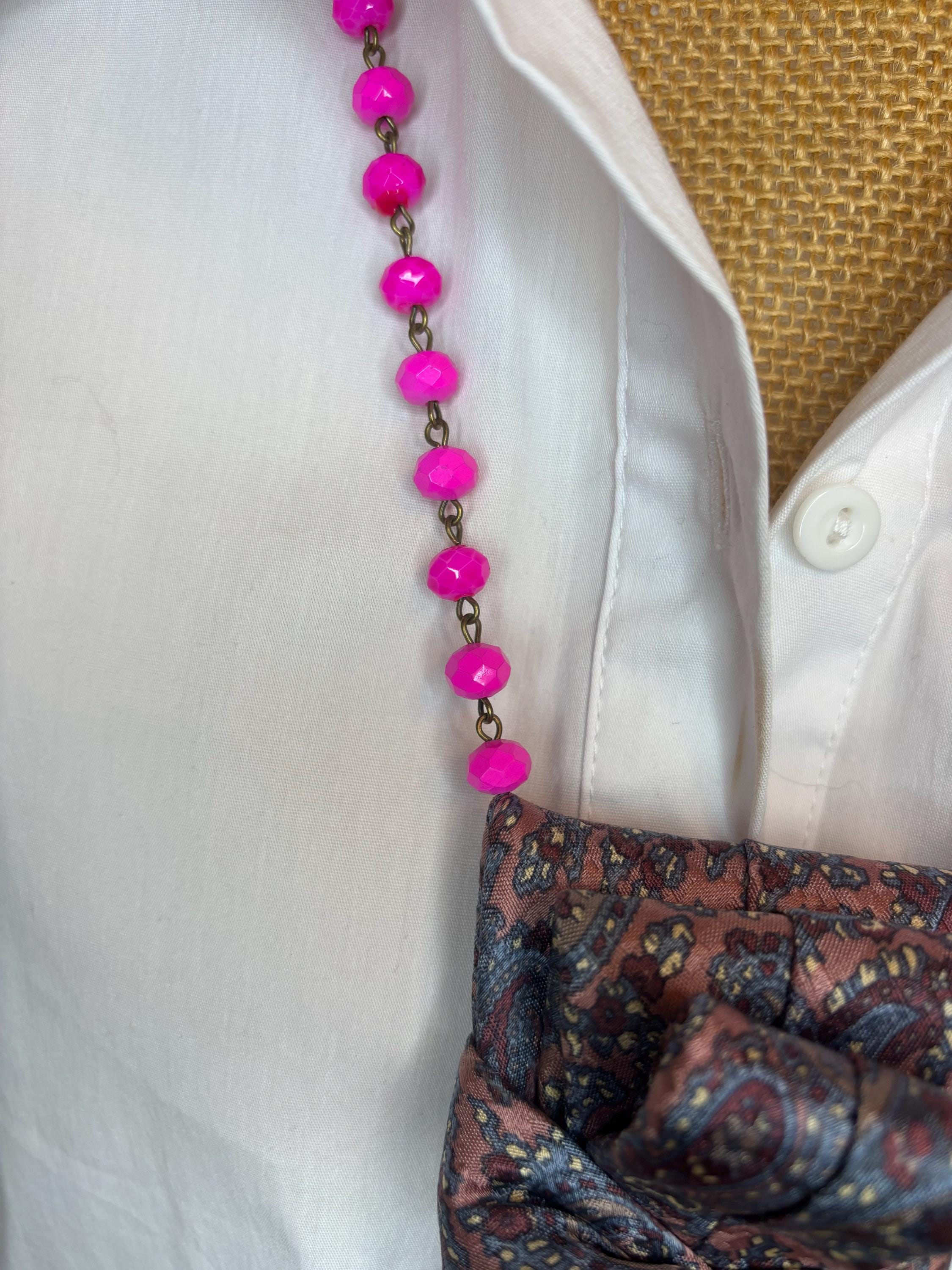 Upcycled Necktie Into a One of a Kind Necklace With Brooch - Etsy