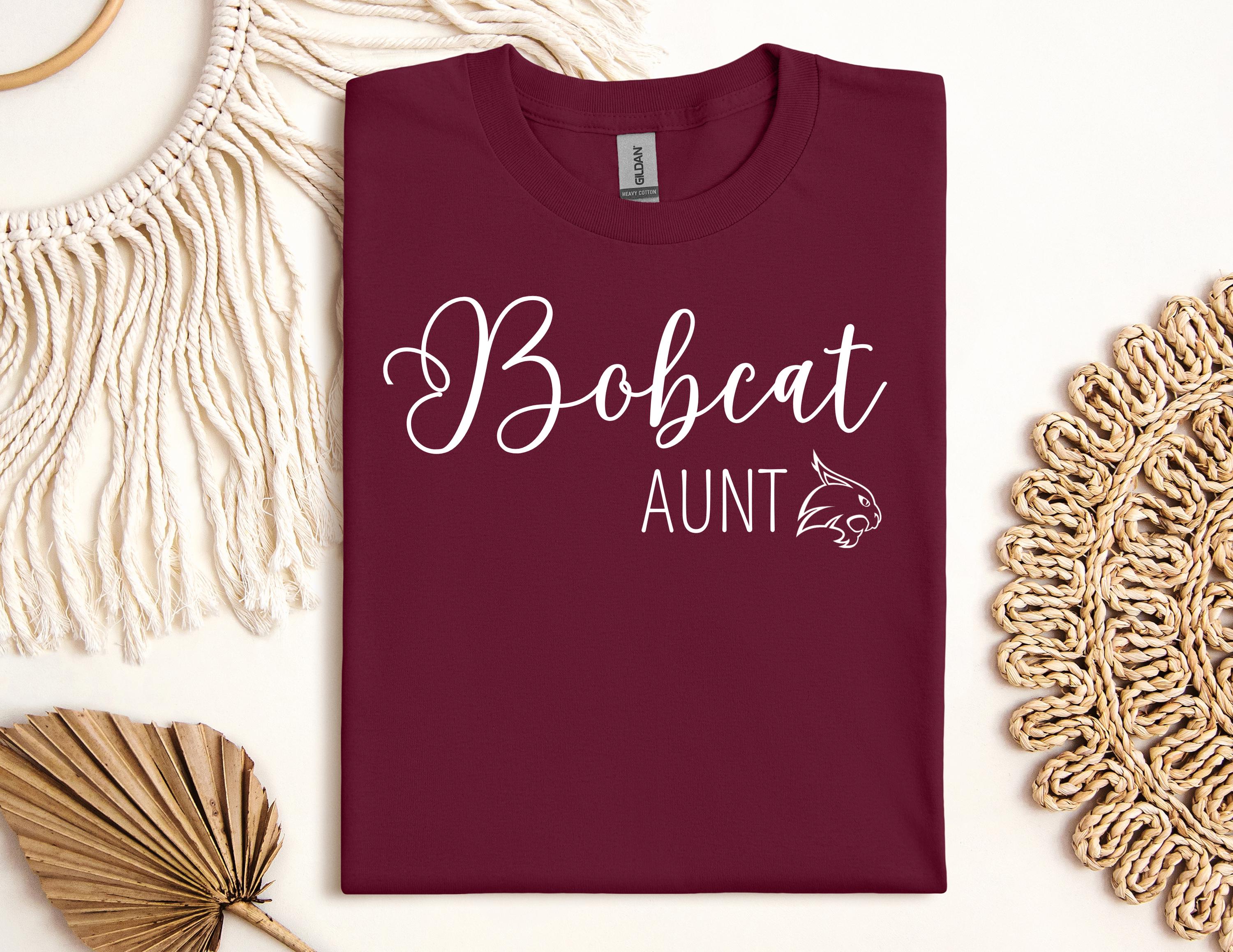 Texas State Mom Maroon Tee | Bobcat Mom Shirt | Grandma | Sister | Aunt ...