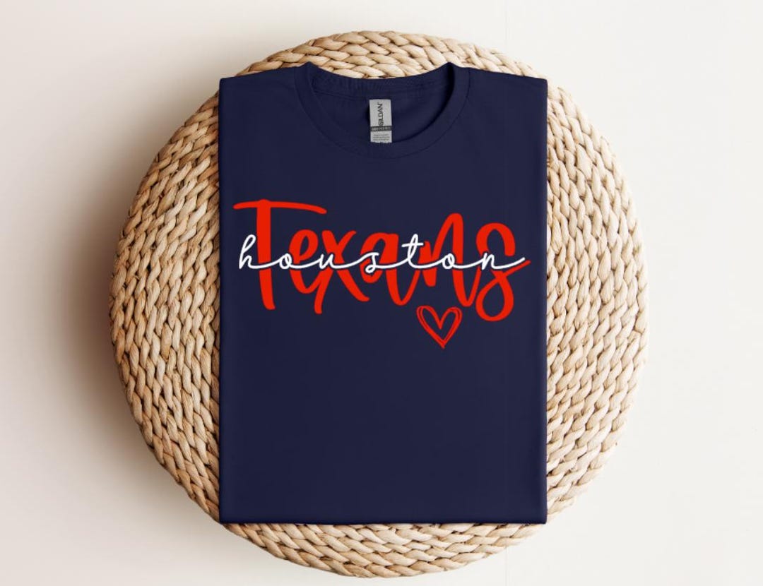 Navy and Red Football Heart Shirt - Etsy