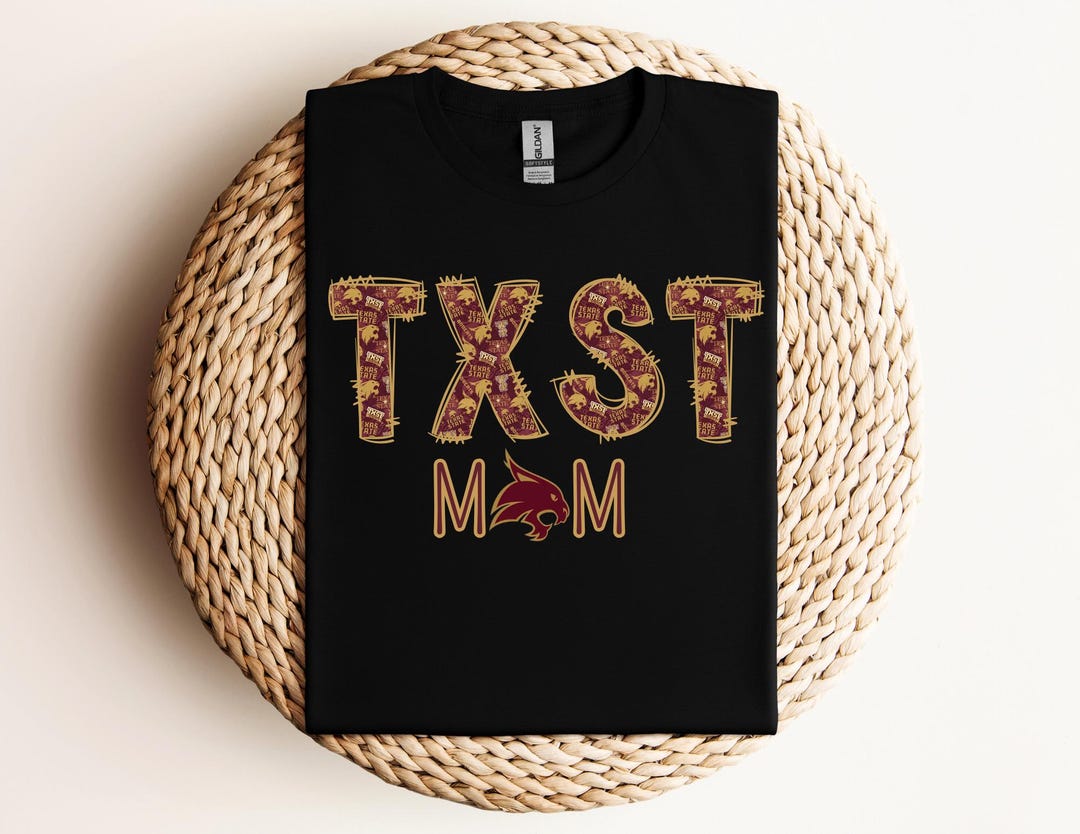TX State Mom Tee | Bobcat Mom Shirt | Grandma | Sister | Aunt | Nana ...