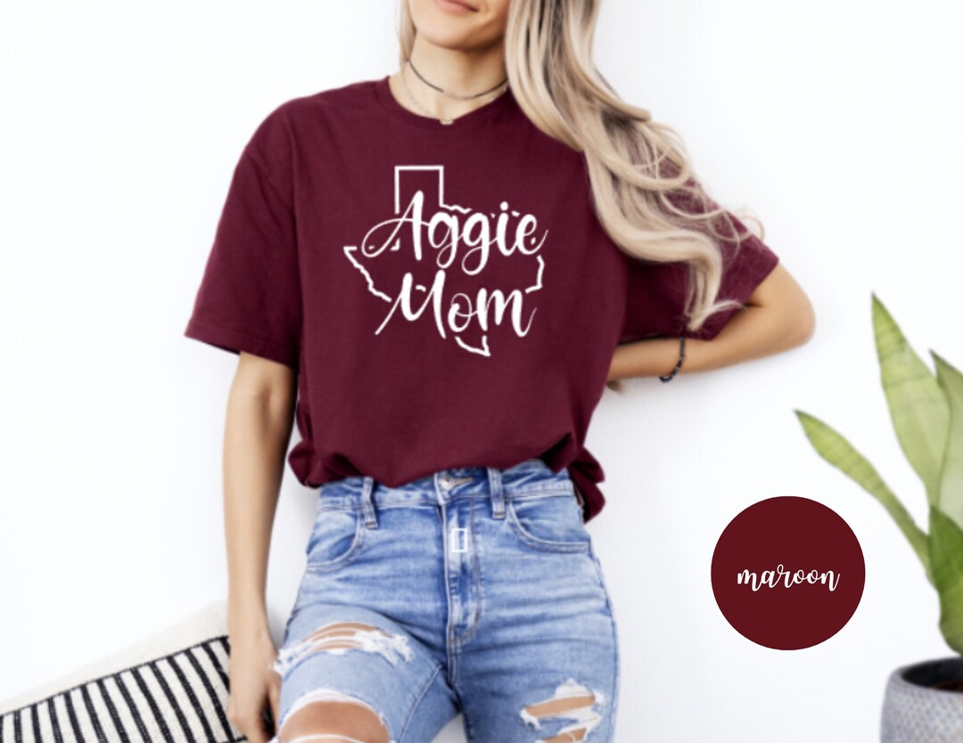 Texas State Maroon Tee | Aggie Mom Shirt | Grandma | Sister | Aunt ...