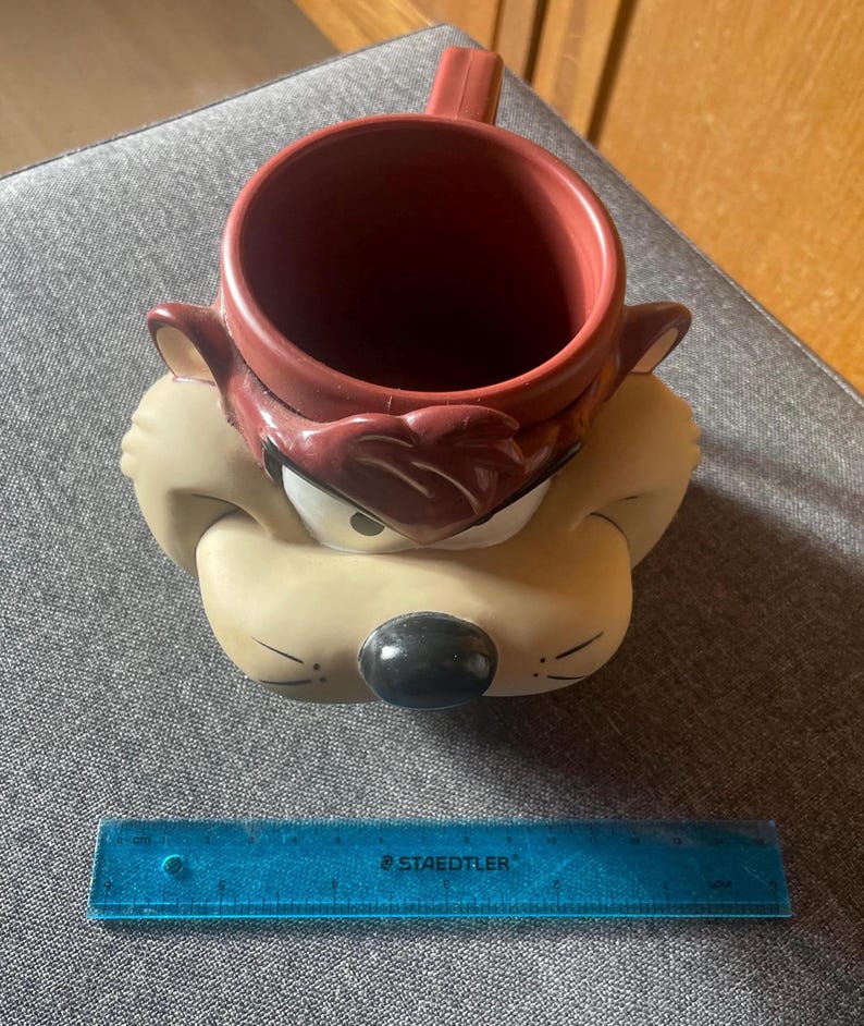 Taz Tasmanian Devil Warner Bros Novelty Plastic Mug - Etsy