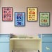 Retro Spanish Classroom Poster Set: Motivational Language Decor ...