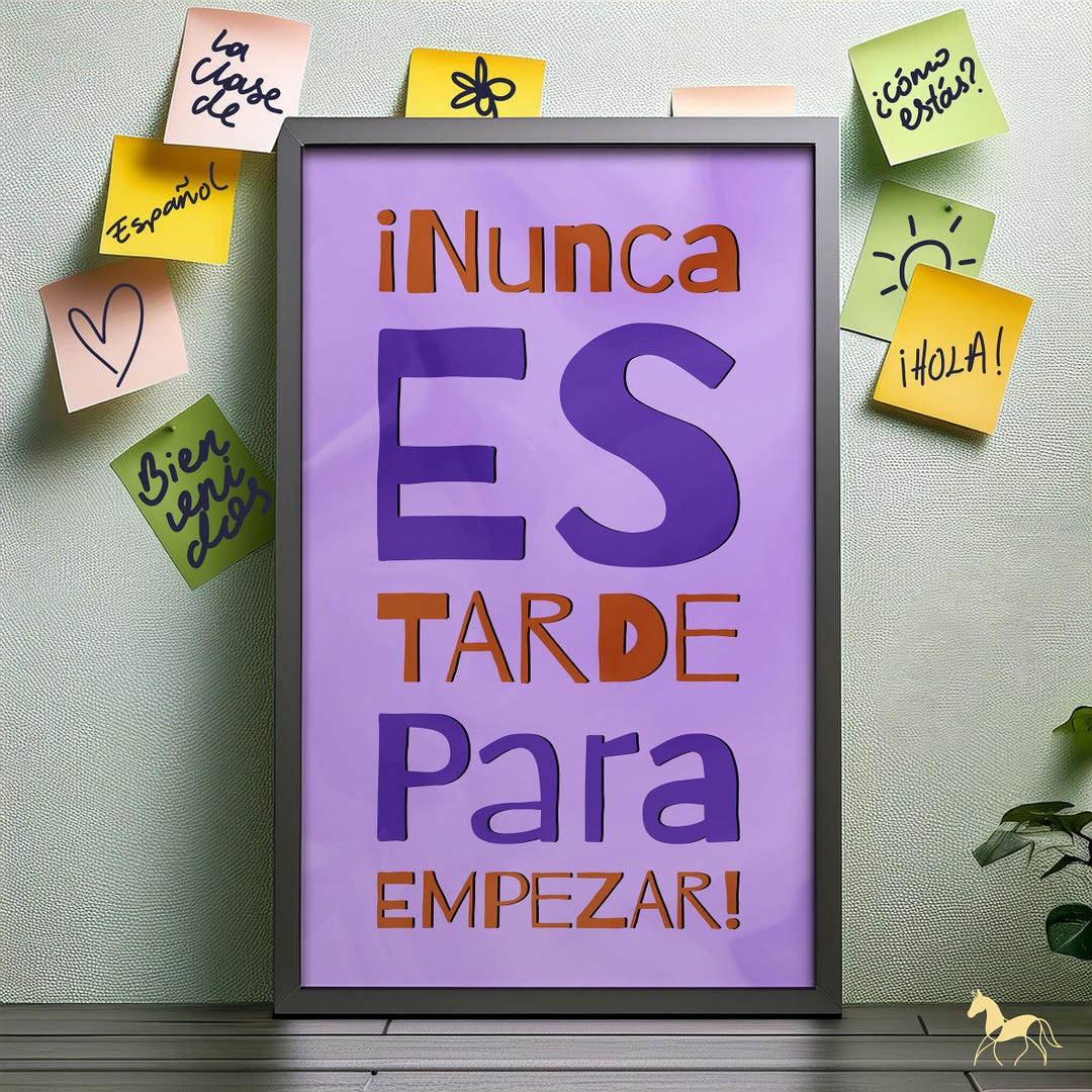 Spanish Motivational Quote Poster: Classroom and Home Decor (5 Sizes ...