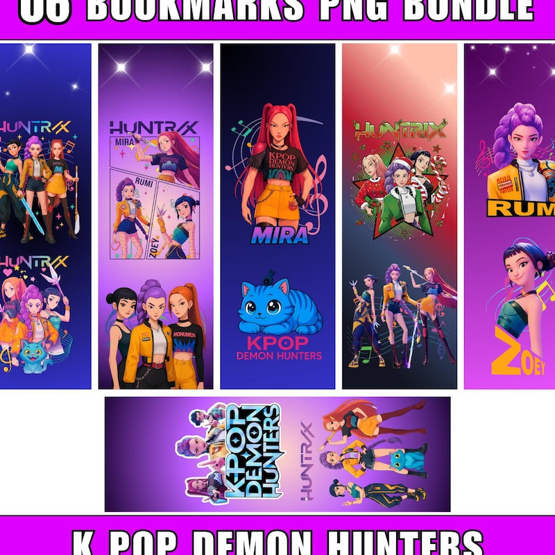 Kpop Bookmarks Download - Etsy