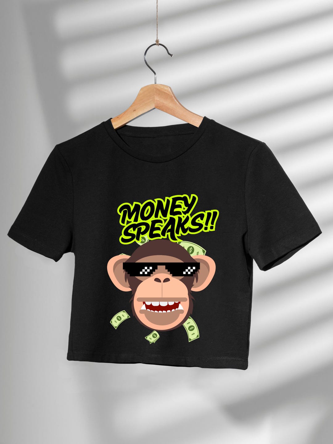 Dripping in Swag, This Money Speaks Monkey Tee Brings Bold Vibes, Meme ...