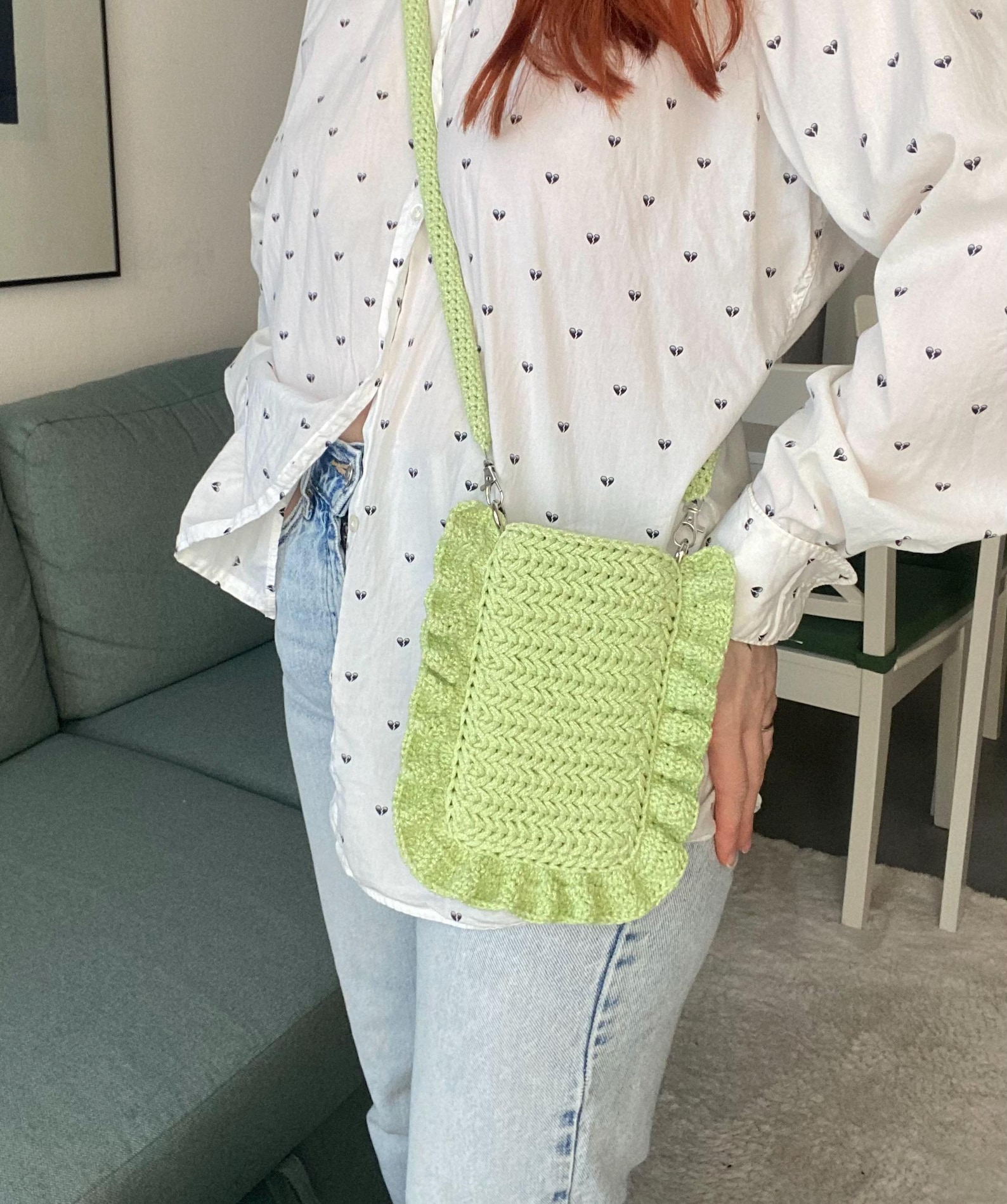Crochet Pattern Nina Bag, Phone Case, English Tutorial (PDF Pattern) - Etsy