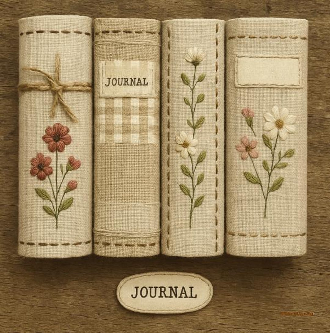 Antique Garden Journal Spines – Vintage Decorative Printable Book Spine ...