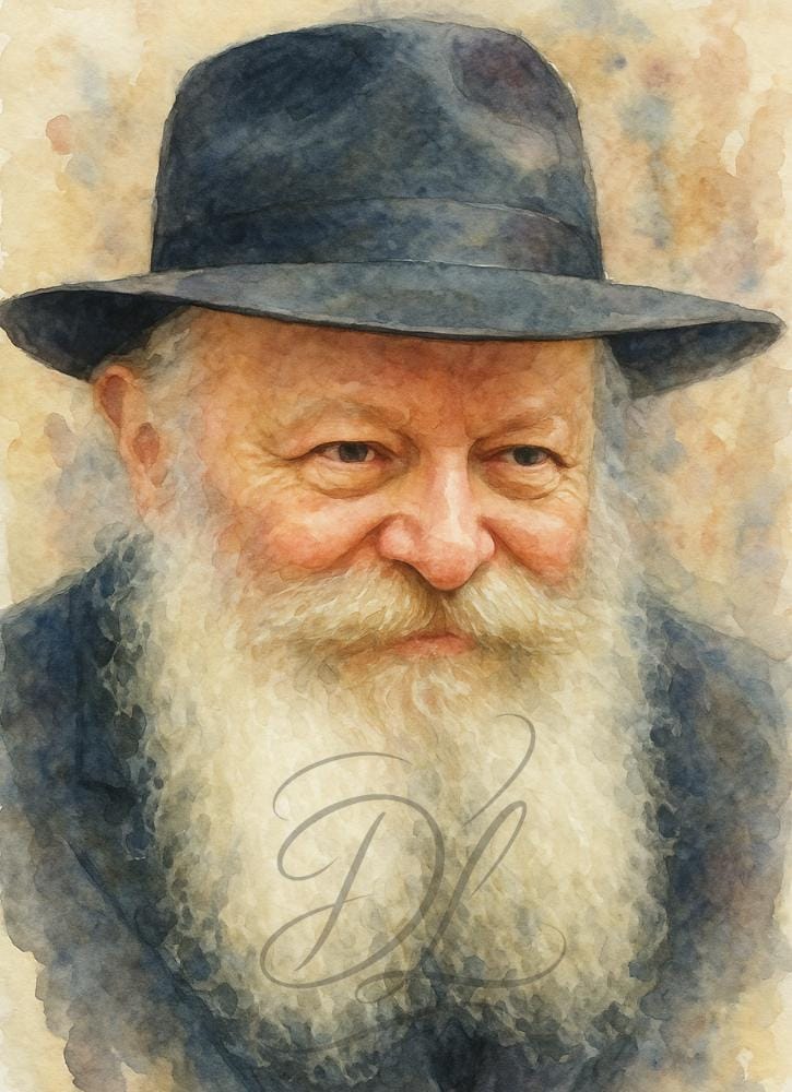 Lubavitcher Rebbe Portrait – Digital Download | Chabad Art Print ...