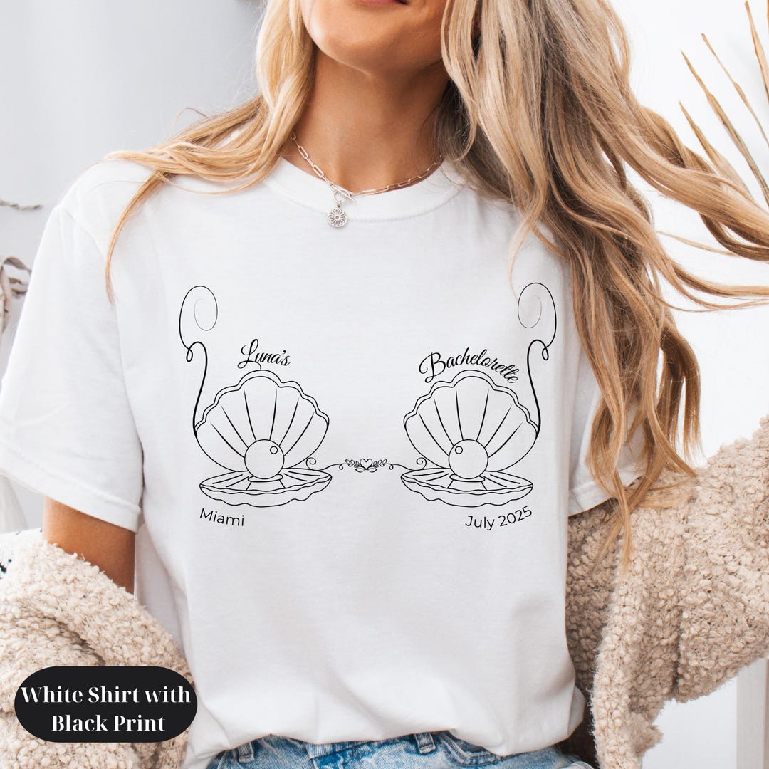 Custom Beach Bachelorette Shirt Mermaid Bachelorette Shirts Bikini