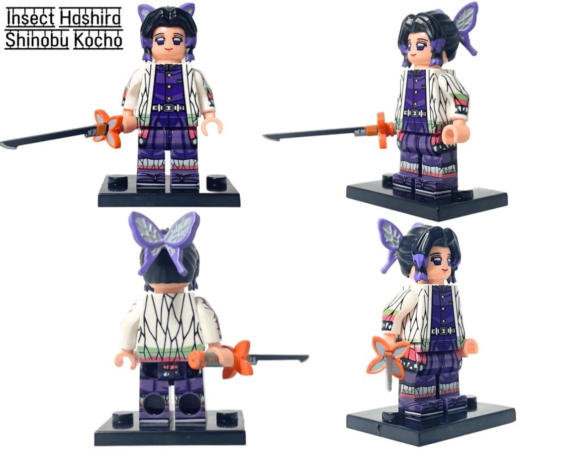 Demon Slayer Shinobu Kocho Custom Anime Minifigure | Insect Hashira ...