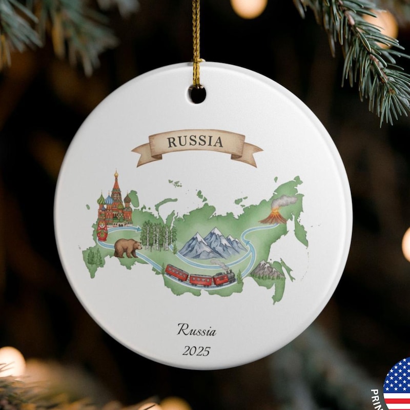Russia Map - Etsy