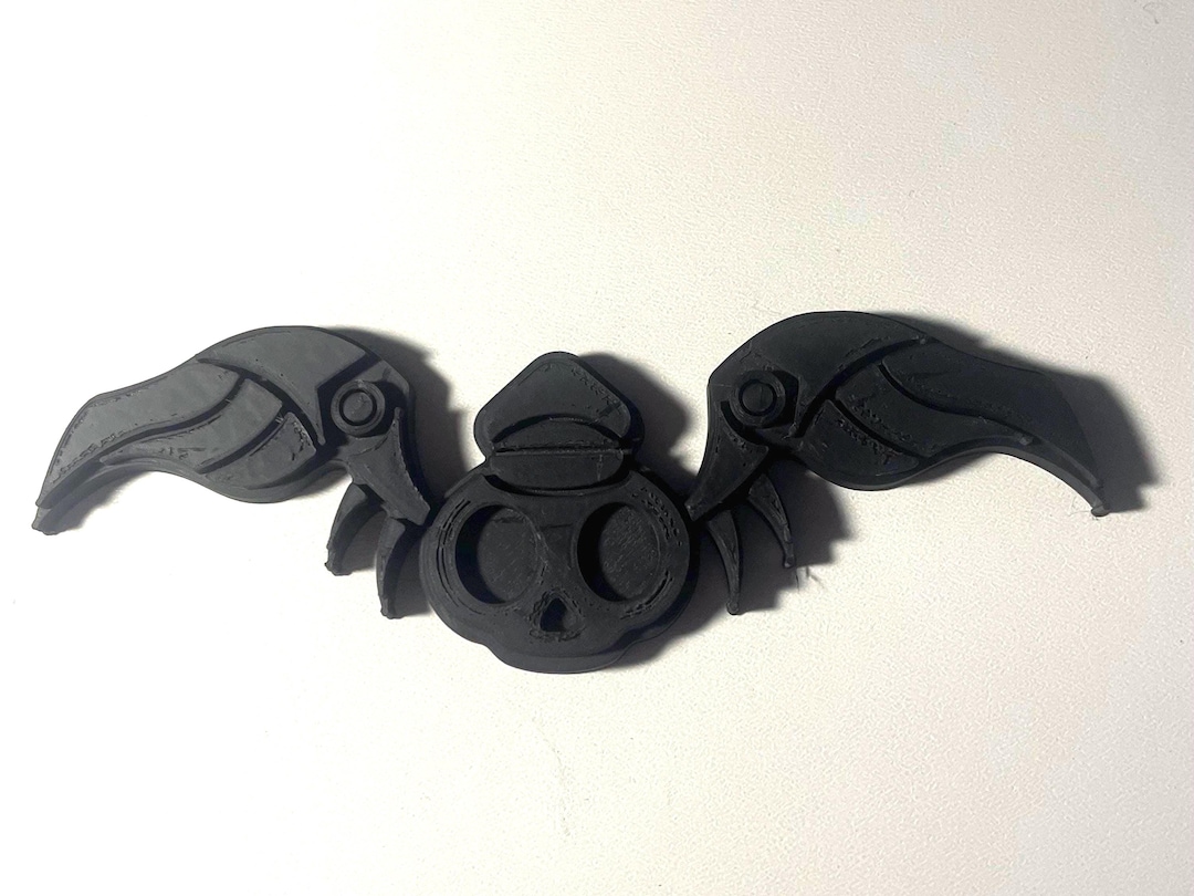 Custom Murder Drones N Pilot Cap Badge 4.5 Inch PLA Plastic Prop Black ...