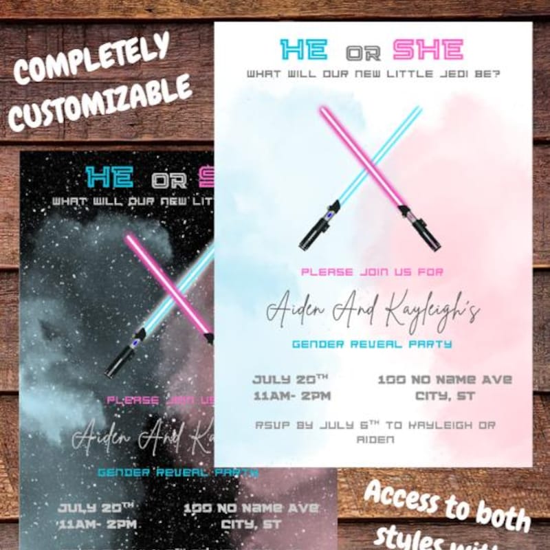 Gender Reveal Star Ward - Etsy UK