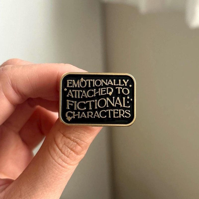 Book Characters Enamel Pin - Etsy