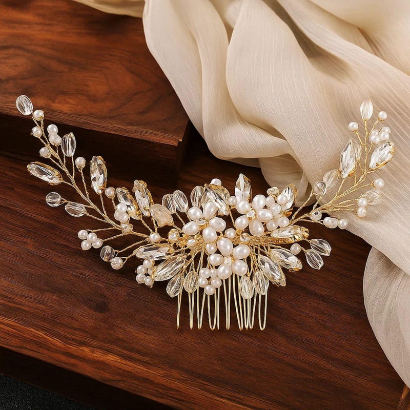 Pearl Hair Comb - Etsy