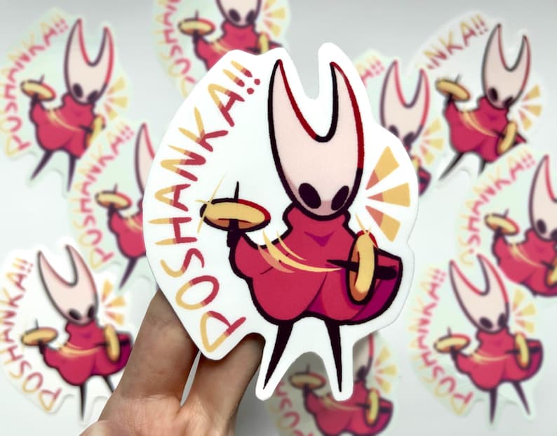 Hollow Knight Silksong - Hornet Stickers - Etsy