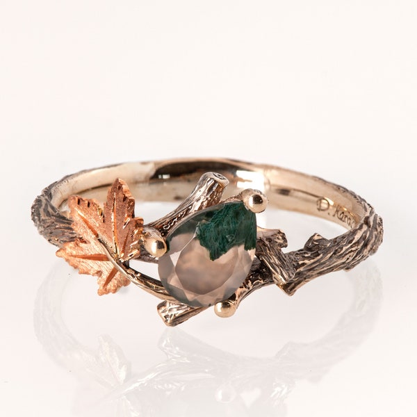 Maple Leaf Ring - Etsy