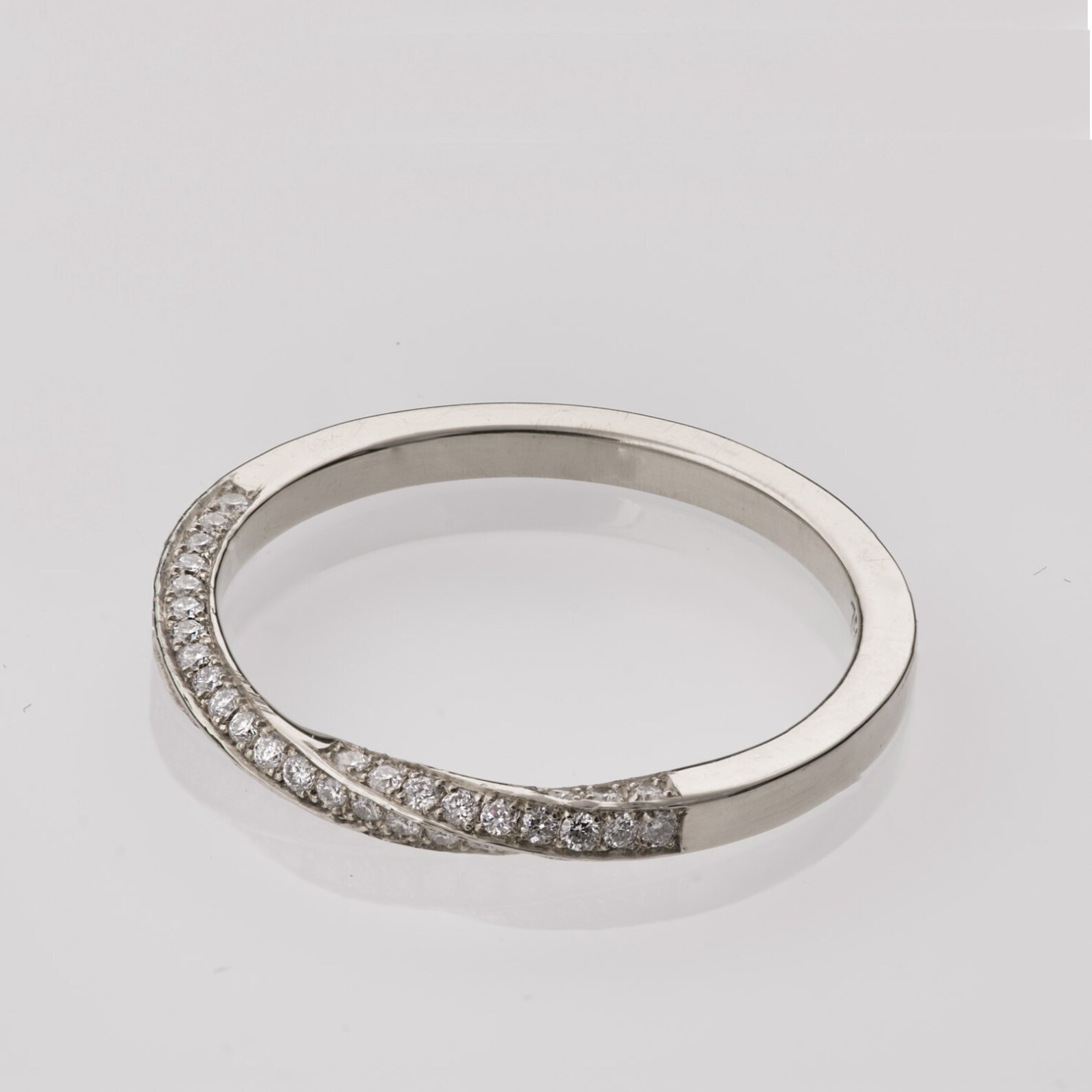 Mobius Diamond Ring, Mobius Eternity Ring, Platinum Diamond Ring ...