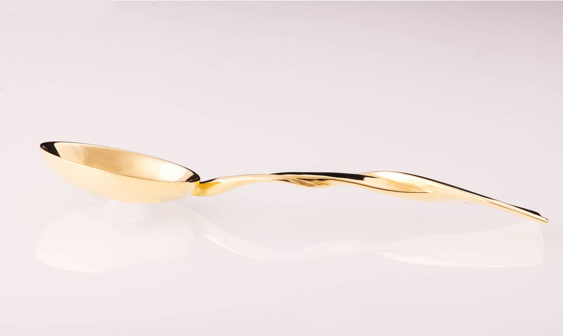 Gold Tea Spoon Baby Shower Baby Gift Gift Baby Boy Baby - Etsy