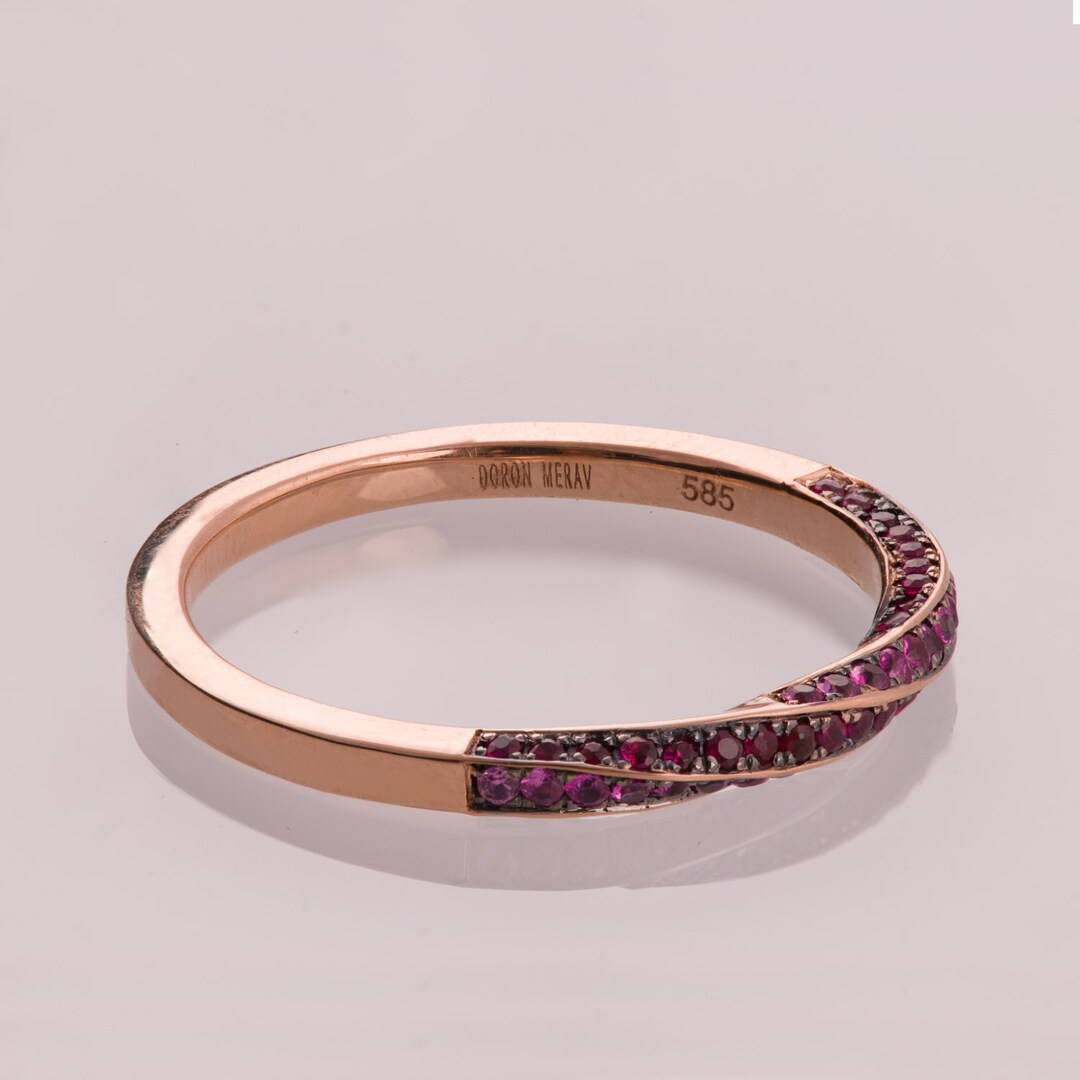 Mobius Ring, Mobius Eternity Ring, Mobius Sapphire and Ruby Ring, Rose ...