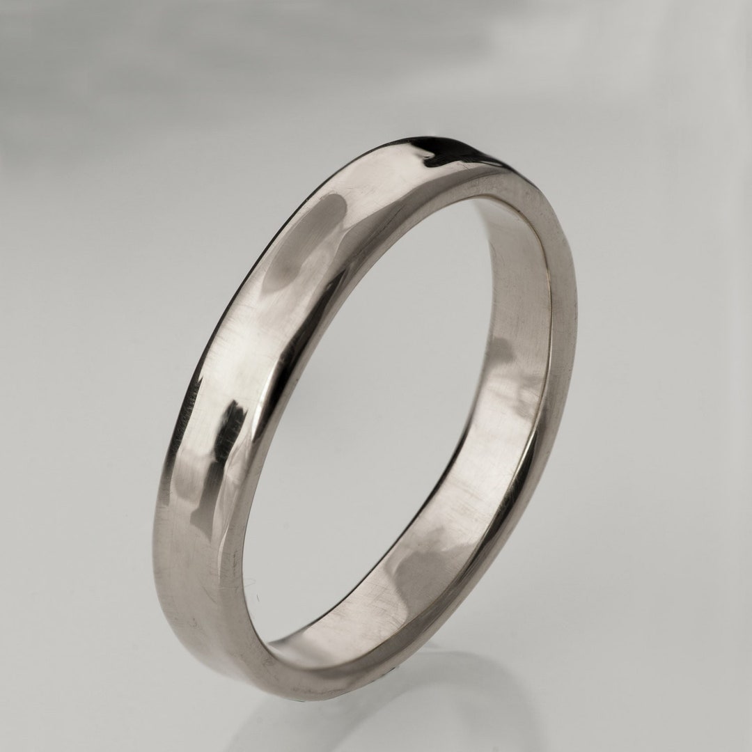 Simple Platinum Wedding Band, Platinum Ring , Platinum Wedding Ring ...
