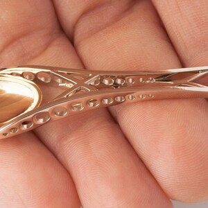 Gold Tea Spoon, Baby Shower, Baby Gift, Gift, Baby Boy, Baby Girl, Baby ...