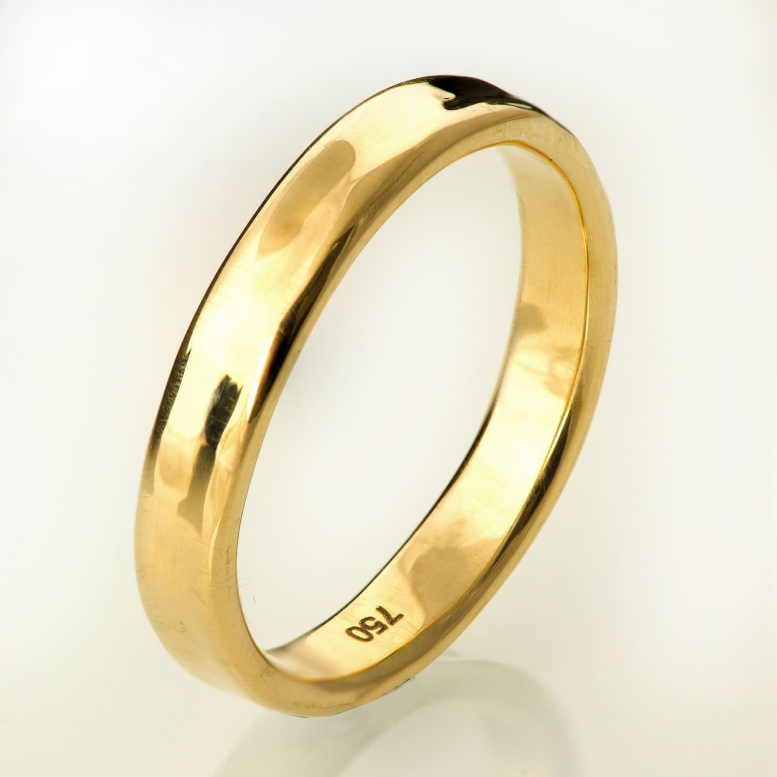 Simple Gold Wedding Band 14k Gold Ring Unisex Ring - Etsy