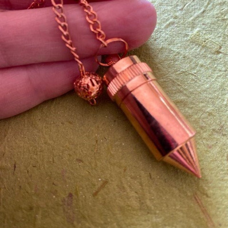 Copper Pendulum - Etsy UK