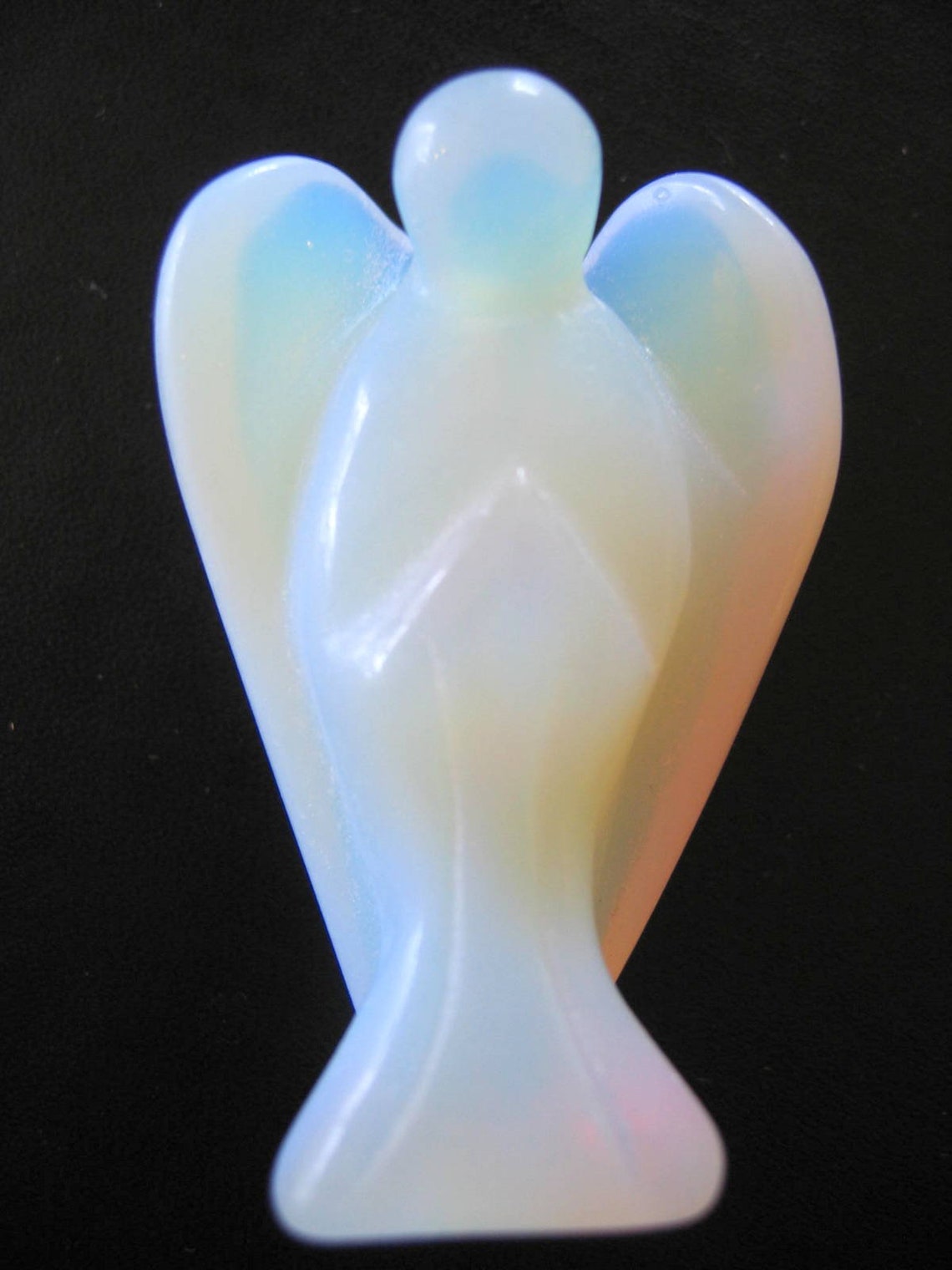 MOONSTONE Mini ANGEL Statuette 2 Colors to Choose From - Etsy
