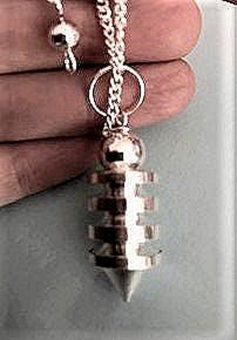 SILVER CHAMBER PENDULUM Dowsing Tool - Etsy