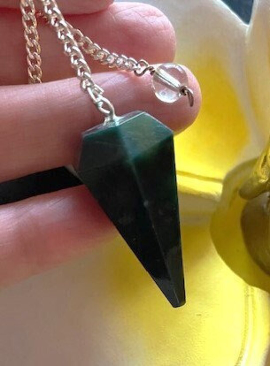 BLOODSTONE PENDULUM Dark GREEN Base Color - Etsy