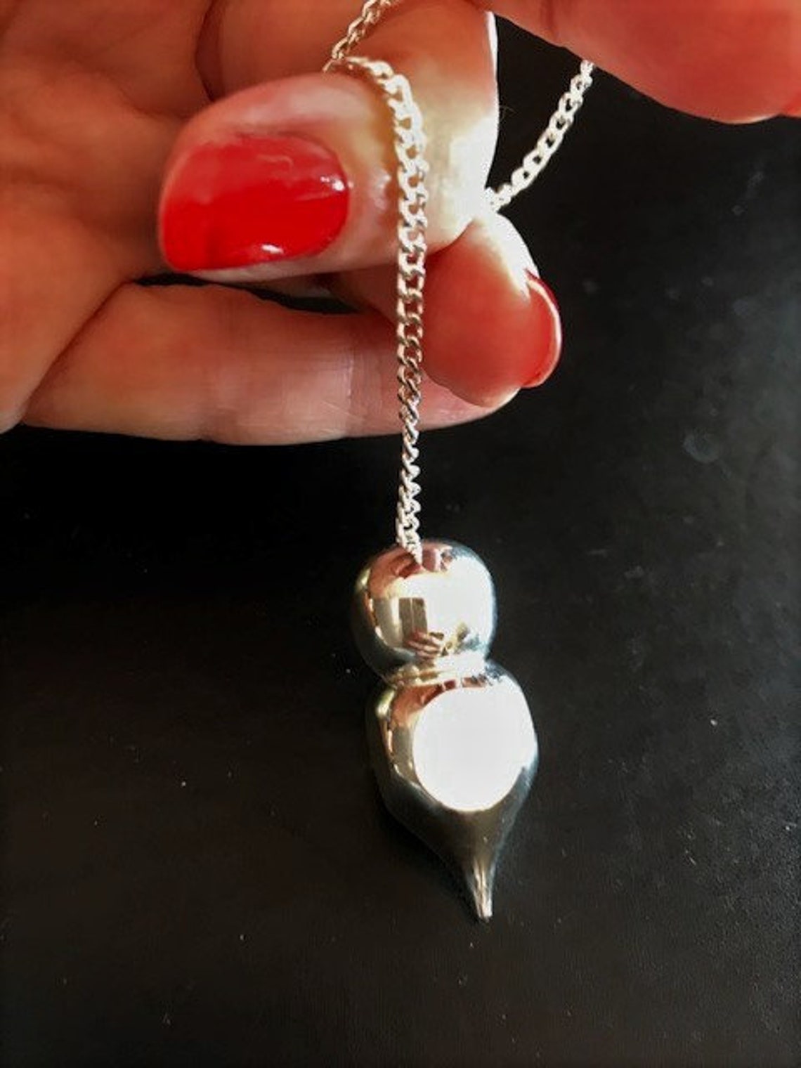 SILVER PENDULUM for MAGICIANS Opens up for Spells - Etsy